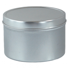 1oz. Round Silver Tin w/ Silver Lid for only $6.45 at Aztec Candle ...